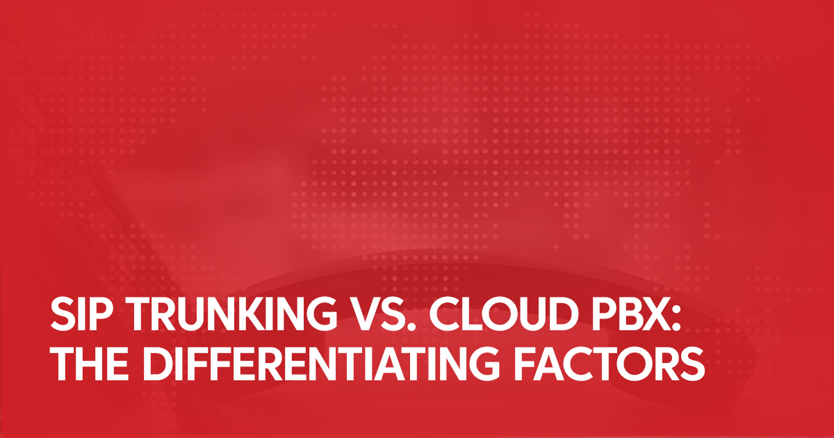 SIP Trunking service or Cloud PBX: Which to opt? - MachCloud Blog